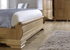 Handcrafted Parisienne French Sleigh Bed with Free Delivery