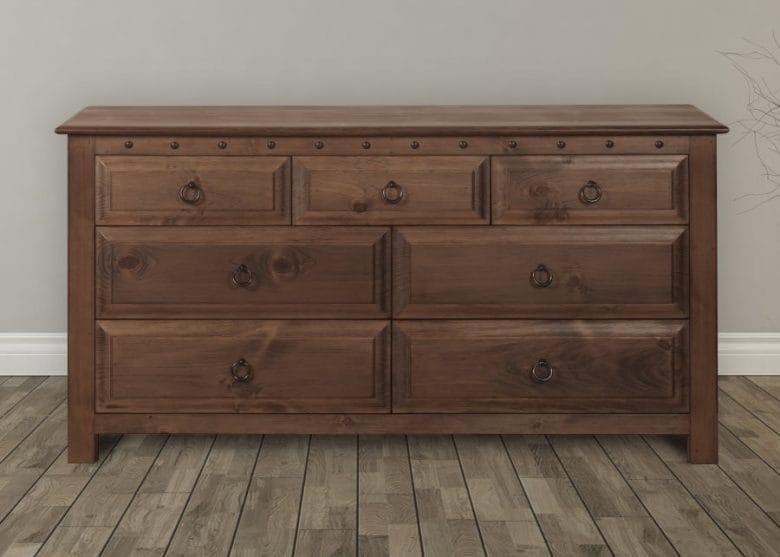 Handmade 7 Drawer Wide Chest of Drawers with Free Delivery
