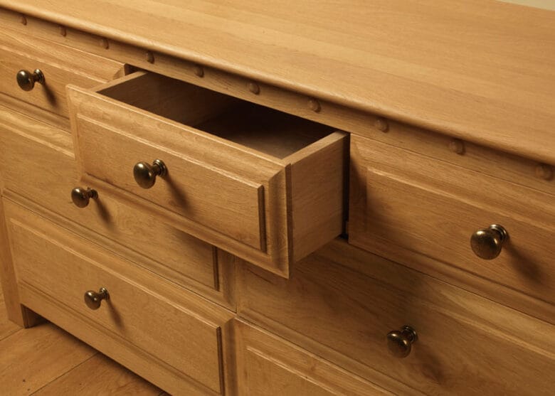 Handmade 7 Drawer Wide Chest of Drawers with Free Delivery