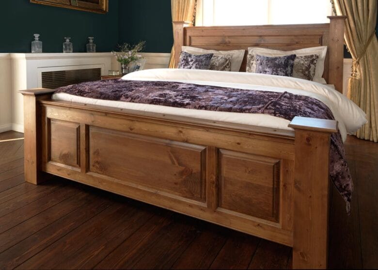 Large Solid Oak Ambassador Bed Frame with Free Delivery