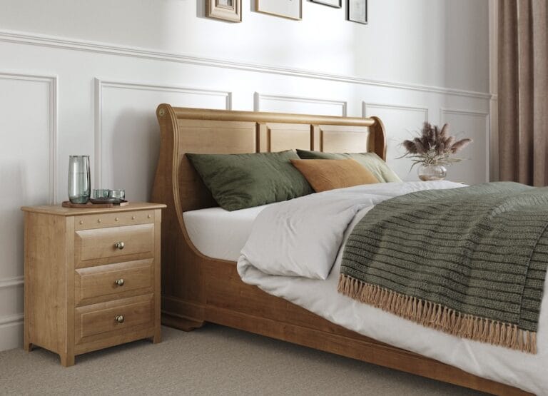 Toulouse Sleigh Bed Handcrafted in the UK | Revival Beds